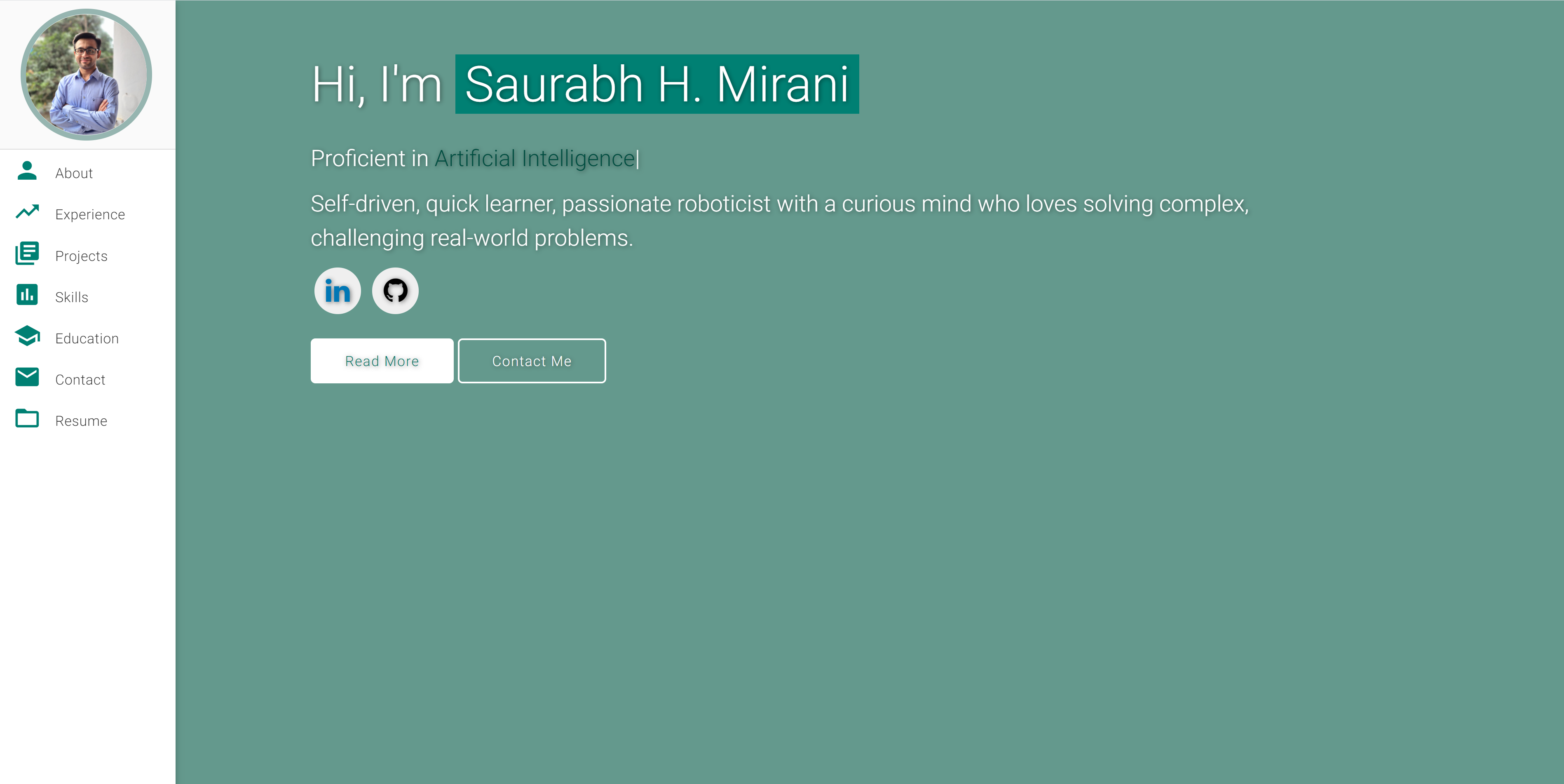 Saurabh Mirani | Roboticist